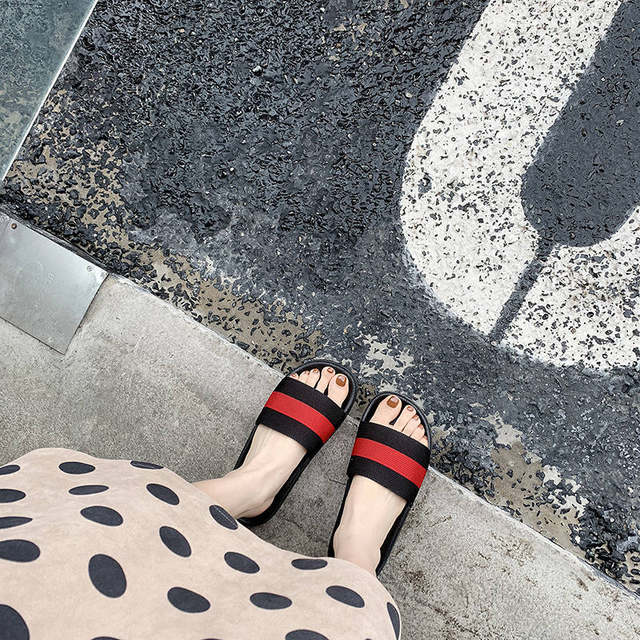 Sandals for women summer outer wear 2024 new women's fashion home use non-slip couple ins trendy ...