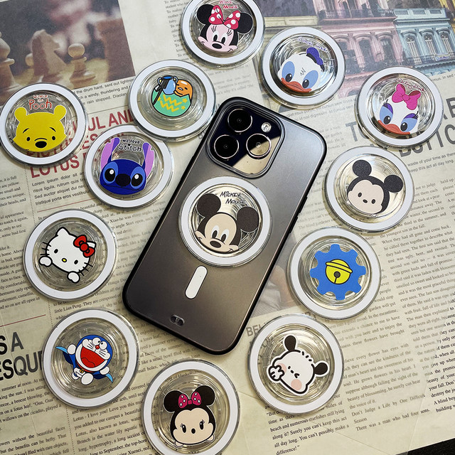 Cute Women's Mickey Minne cartoon theme Magsafe mobile phone magnetic ...