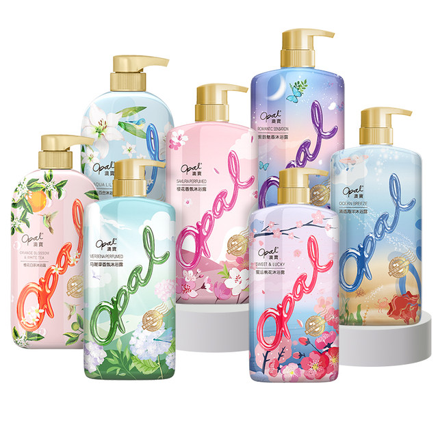 Opal shower gel long-lasting fragrance verbena refreshing cherry ...