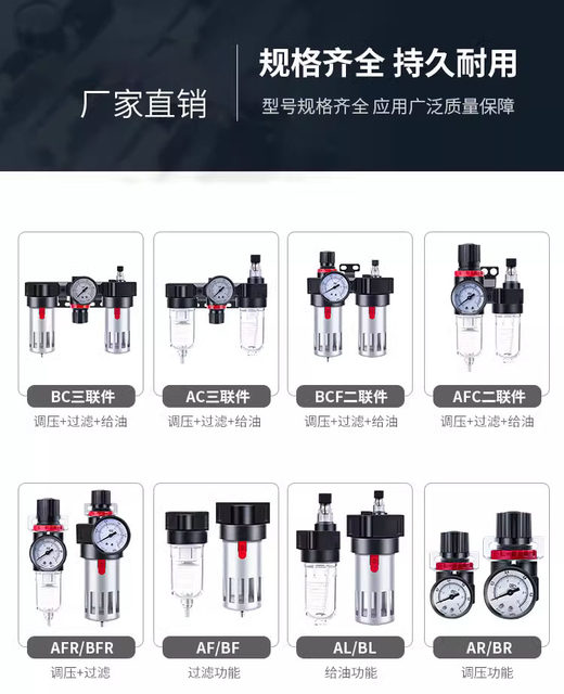 AR oil-water separation 2000 air filter two-piece AFC air compressor AL ...