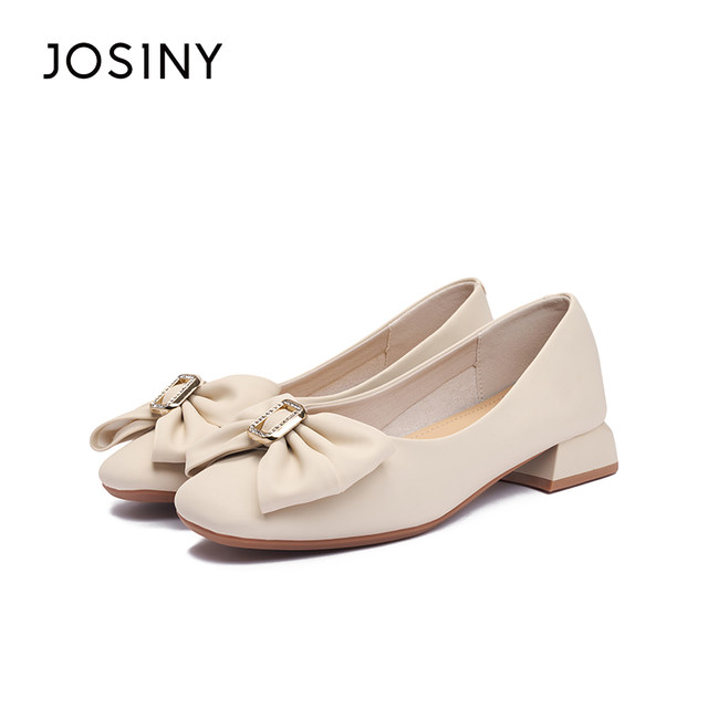 Zhuo Shini 2024 spring new shallow-mouthed single shoes, high heels ...