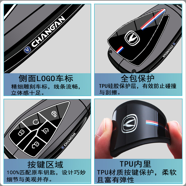 Changan Yidong car key cover cs75plus fourth generation 25 models ...