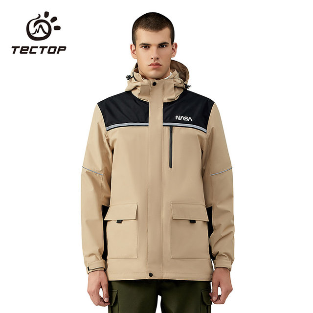 TECTOP/Tantuo NASA mid-length loose hooded jacket men's autumn and ...