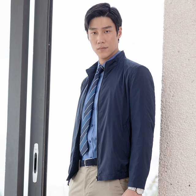 Youngor Jacket Autumn and Winter New Men's Business Casual Lapel Short ...