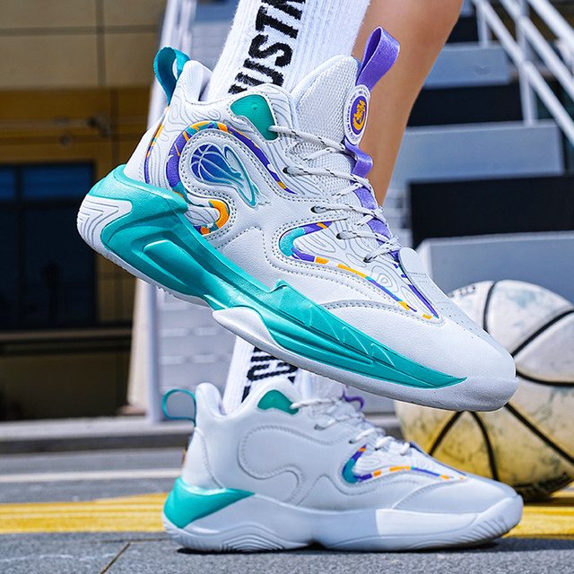 46 large size basketball shoes men's model Jordan adapted waterproof ...