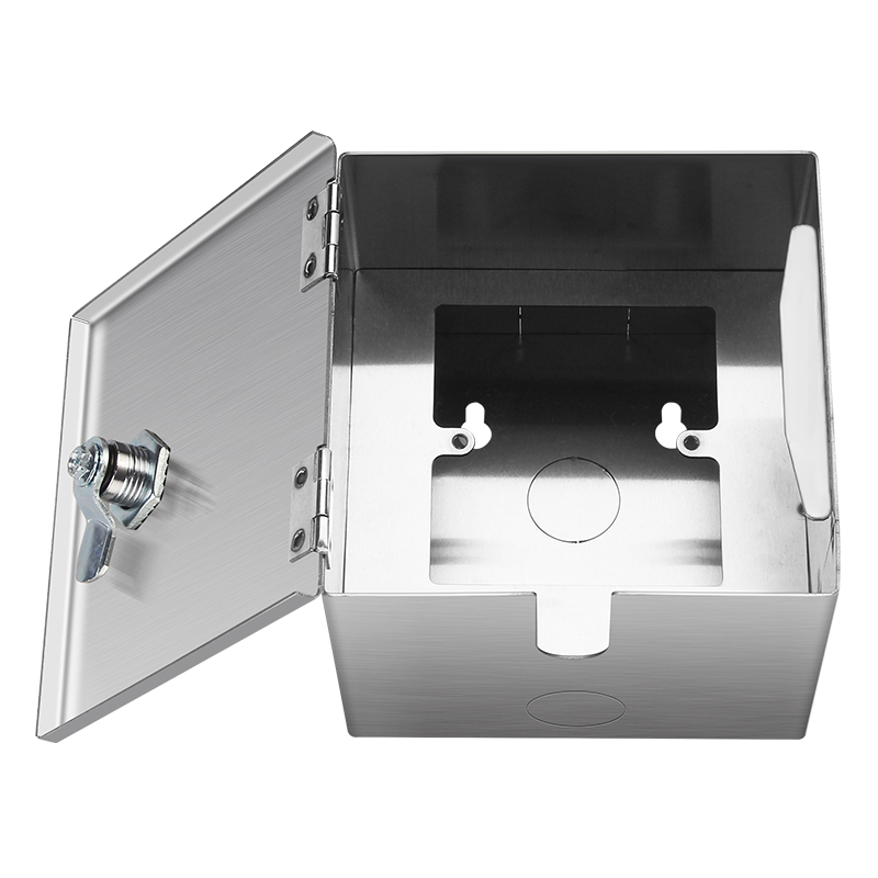 Gercale Outdoor Waterproof Socket Box - Stainless Steel, Lockable, Type 86