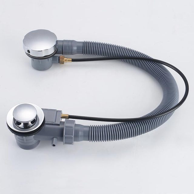 Plastic tube bathtub drainer rotary drainage accessories shower room ...