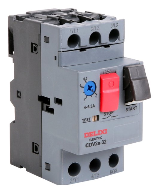 Delixi Motor Protection Circuit Breaker Cdv2S-32 Gv2-Me08C Motor Starter Ns2-25