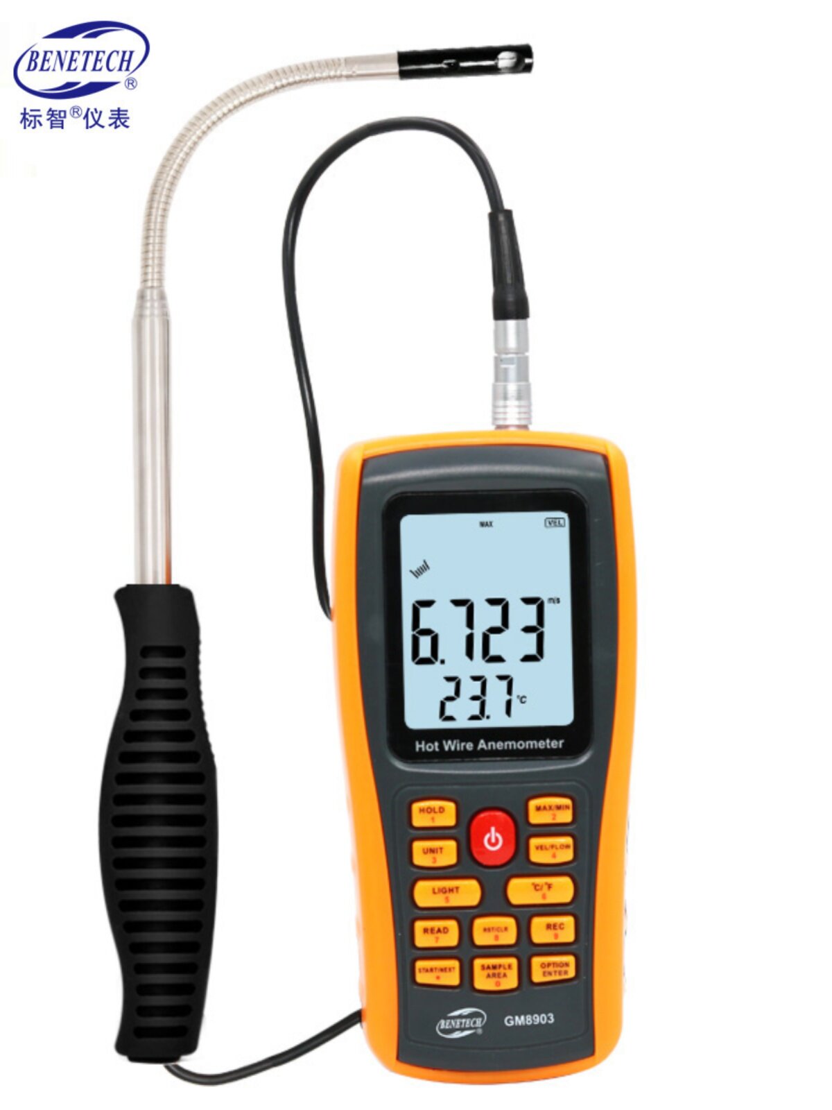 Anémomètre thermique Biaozhi GM8903 - Mesure du volume d'air et de la brise