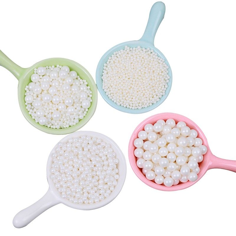 Cake decorative sugar beads white ball beads West dotted cake ice cream ...