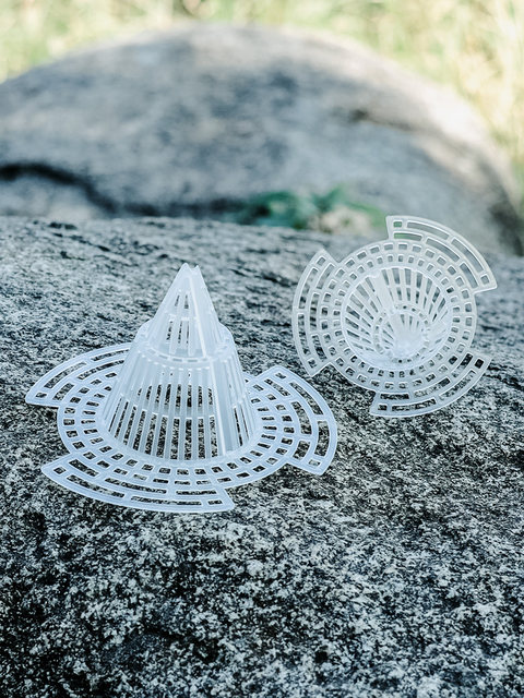 Flower pot bottom pad plastic orchid draining succulent potted potted ...