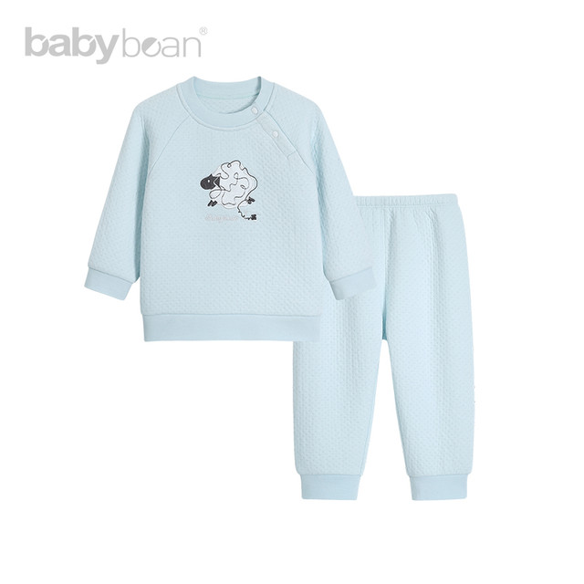 babybean pro-bean autumn clothing new male and female baby shoulder open suit dancing little lamb