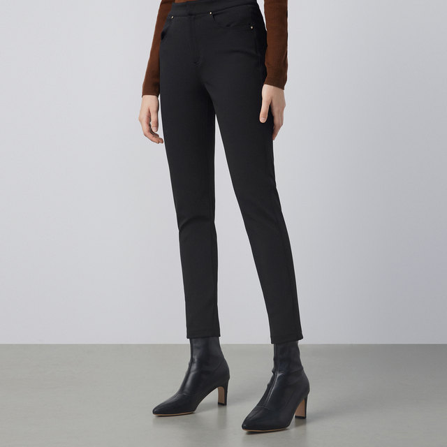 LANCY/Yuelangzi winter new slim high-waisted senior commuter women's ...