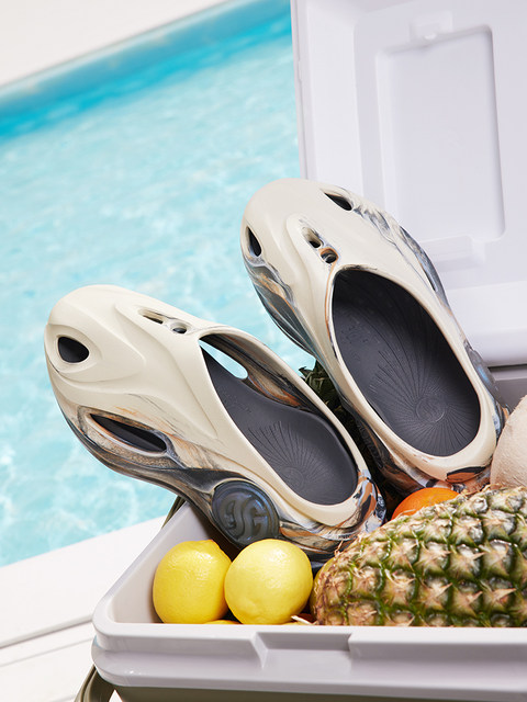 Whale 2 Hole Croc Shoes 361 Sports Slippers Men's Shoes 2025 Summer New ...