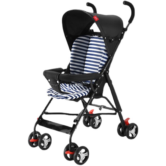 Baby stroller ultra-light and simple folding umbrella stroller can sit ...