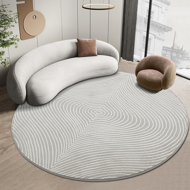 Round Nordic simple modern carpet living room sofa coffee table blanket ...