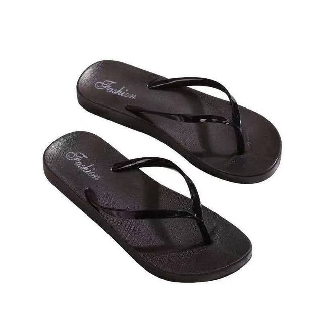 Trendy flip-flops with thin straps for indoor sports, soft soles for ...