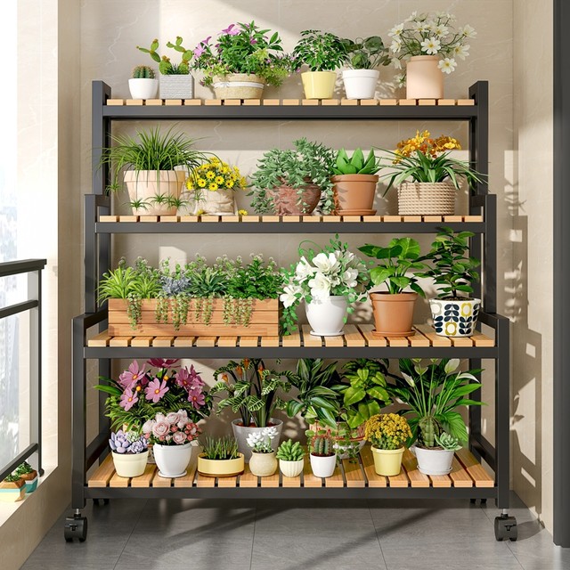 Flower rack storage rack for home balcony stepped multi-layer succulent ...