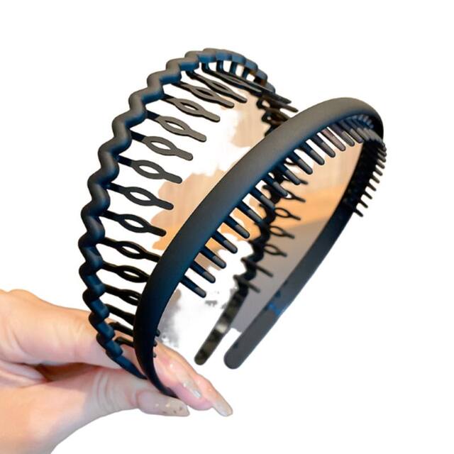 Black hair hoop Men and women's anti -slip teeth tooth wash face hoop ...