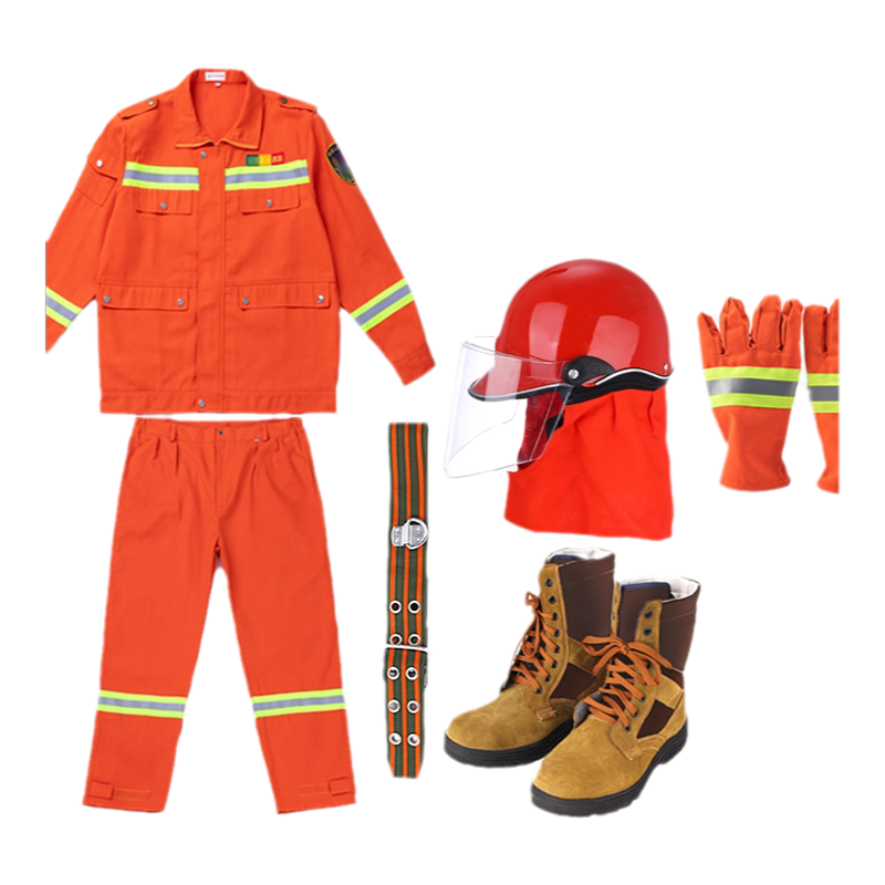 Hong Anxiang Fire Protective Suit Set - Flame Retardant & Heat Resistant