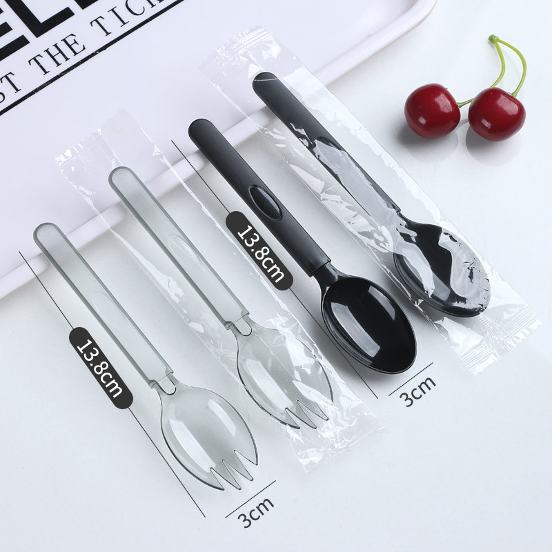 Disposable Spoon - Individually Packaged Plastic Ice Powder Spoon ...