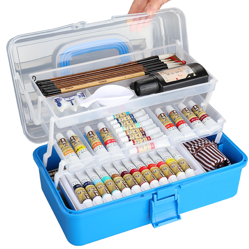 Chinese Painting Paint 12 Colors - Beginner's Brush Primary School ...