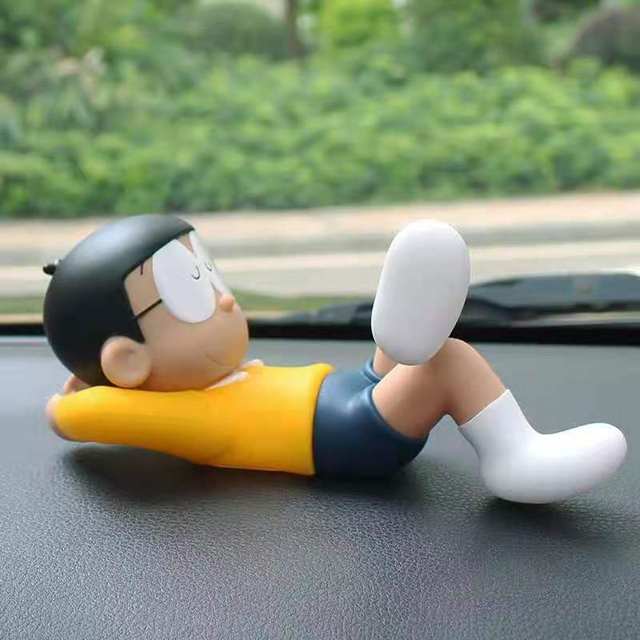 Car center console ornaments Car Doraemon Jingle Bell Cat Car Interior ...