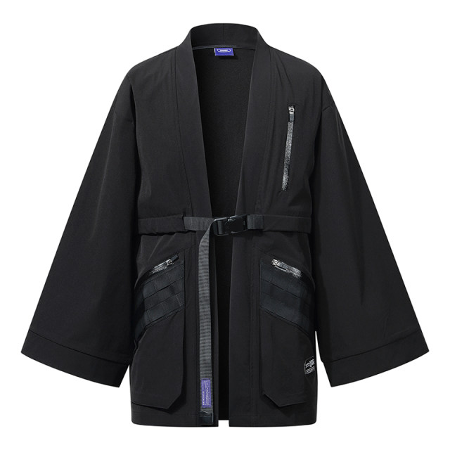 WHYWORKS winter functional ninja robe medium long sleeve loose coat ...