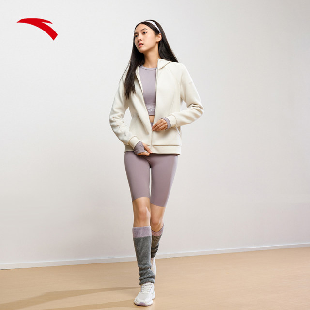 Anta Princess Line Jacket Women's Winter Running Training Hooded Sports ...