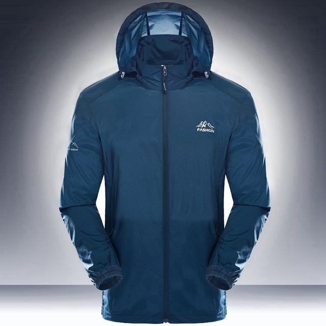 Sunscreen clothing men's quick-drying ultra-thin skin clothing jacket ...