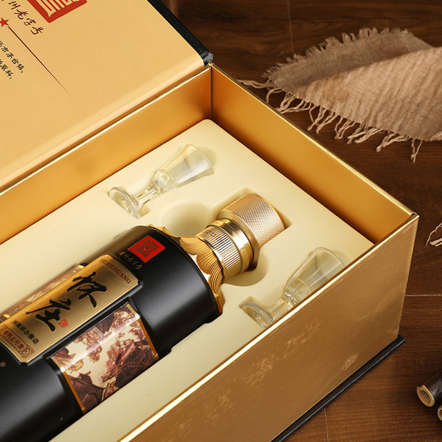 Guizhou Huaizhuang 53 -degree sauce -flavored liquor Qingming Shanghe Tu Pure Grain Wine 500ml*6 ...