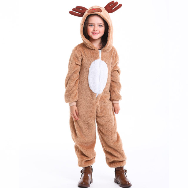 Kaizhen Christmas clothing cos Children's clothing cute reindeer animal ...