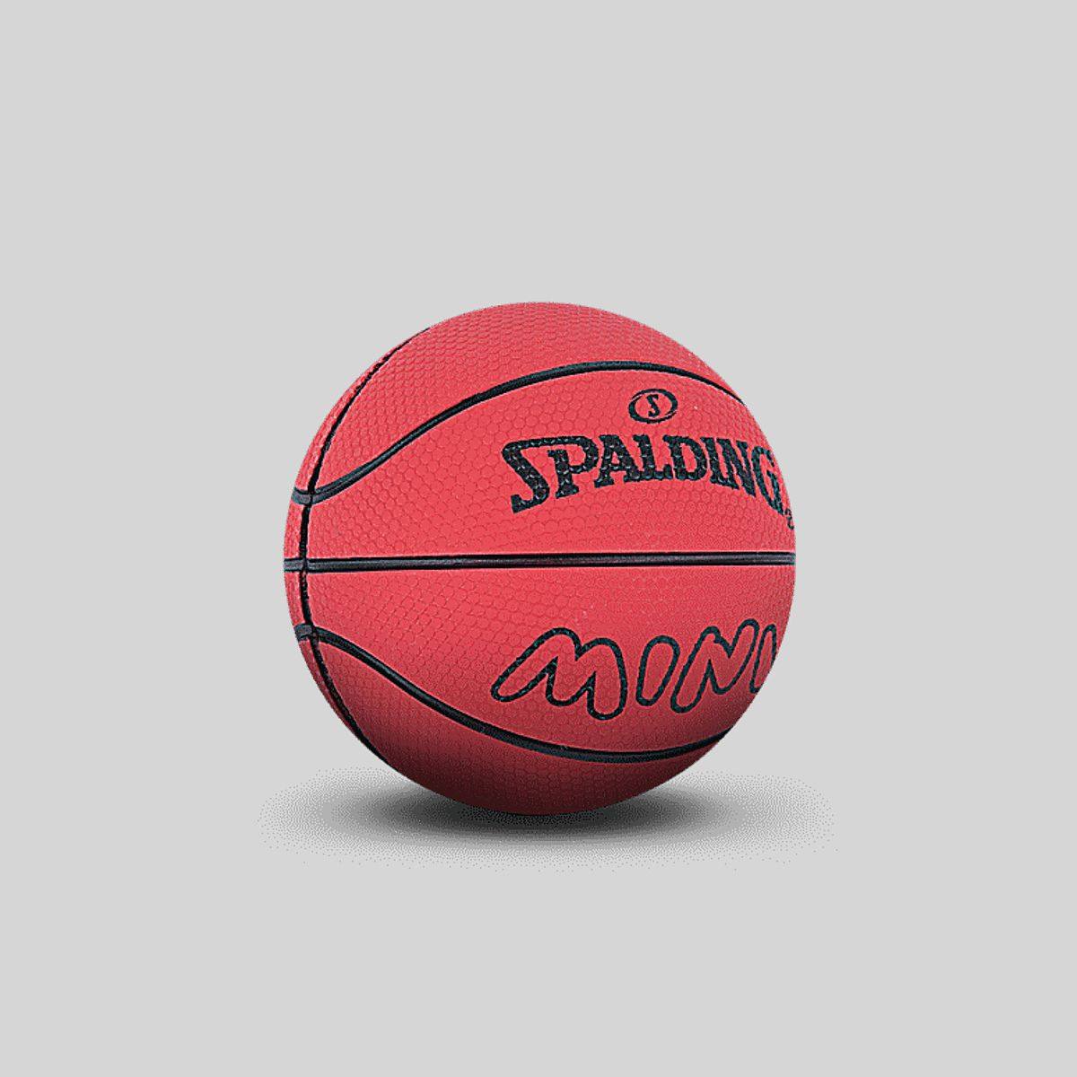 Spalding Mini Basketball - Solid Color Rubber - Indoor/Outdoor