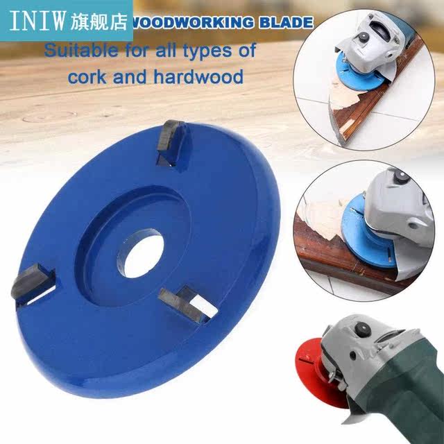 3 Tooth 90mm 16mm Wood Carving Disc To Angle Grinder Acces