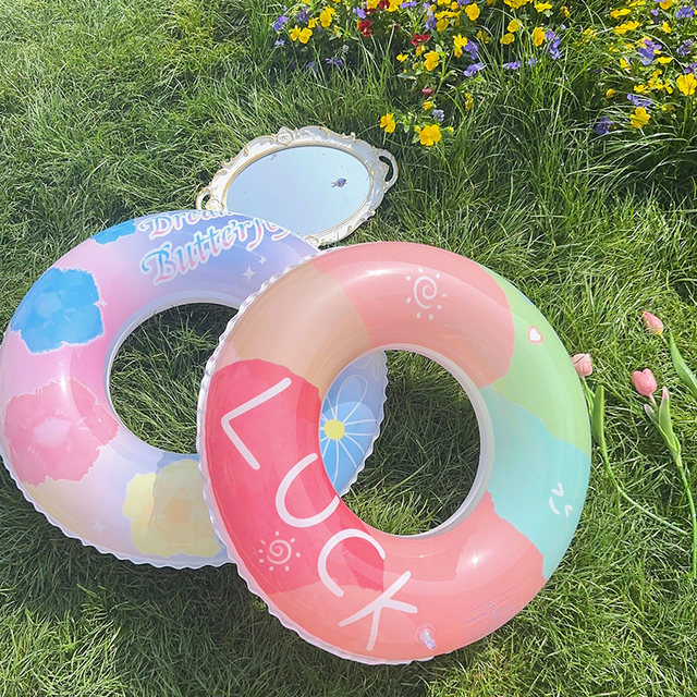 ins Internet celebrity sequin flower swimming ring children's armpit ...