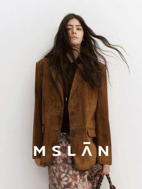 MSLAN 2024 winter new style delicate texture and retro suit jacket MGDW1092