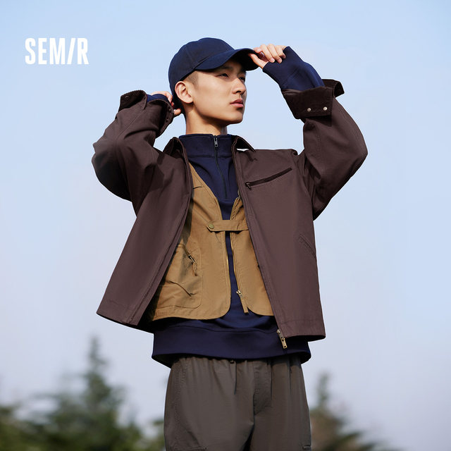 Semir Jacket Men's 2024 Autumn New Retro Classic Detroit Men's Jacket ...