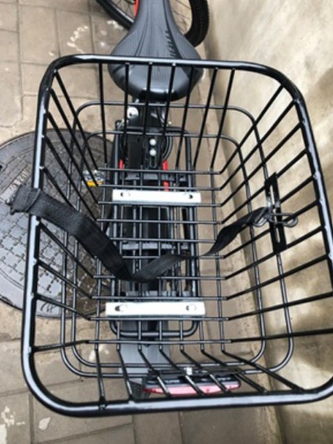 Electric car basket large bold installation accessories fixed snap bar ...