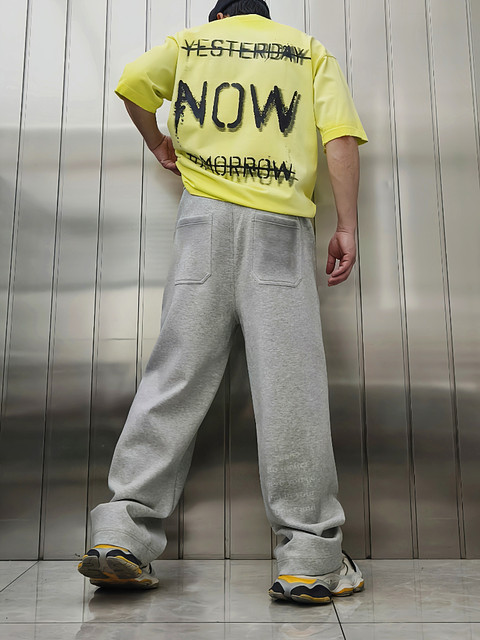 Fashion brand Kawanbang spring and summer casual pants men's loose ...