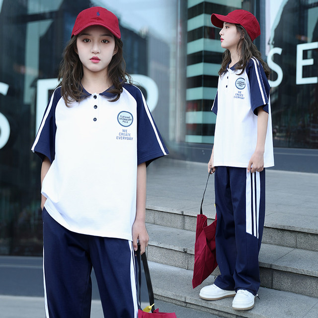 Girls Summer Suit 2024 New School Uniform 12 Summer Sportswear for ...