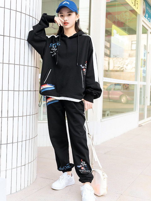 Girls' spring clothing 2025 new suit fashionable big children's ...