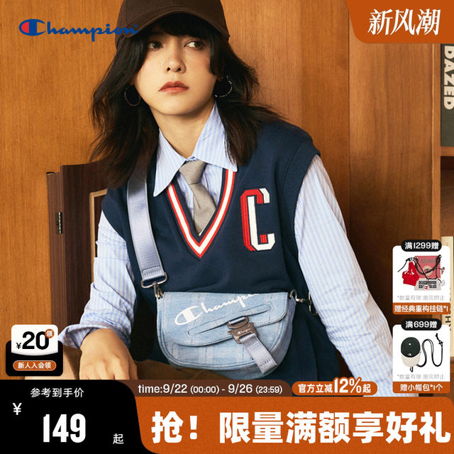 Champion Champion Shoulder Bag 25 Autumn New Retro Saddle Bag Fashion ...