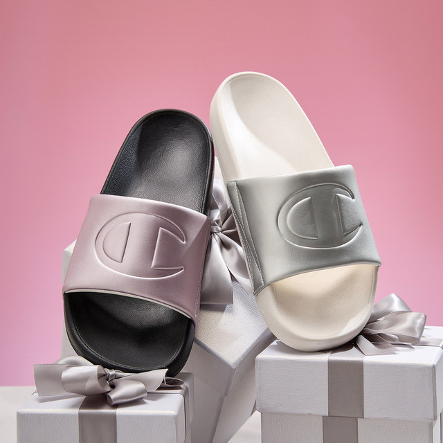 Champion Champion Couple Slippers 2024 Summer New Style One-Flop Beach ...