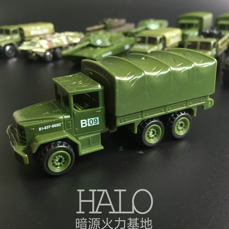 Texhonapk 1/64 Alloy Hummer/Jeep Military Vehicle Model