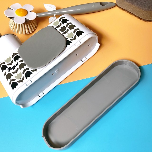Spanish vigar Viica tulip vase brush kitchen pot brush washing set dish ...