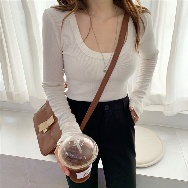 Fang Ling Pure Sexy Ferry Bone Bottom Girl Autumn and Winter Long ...