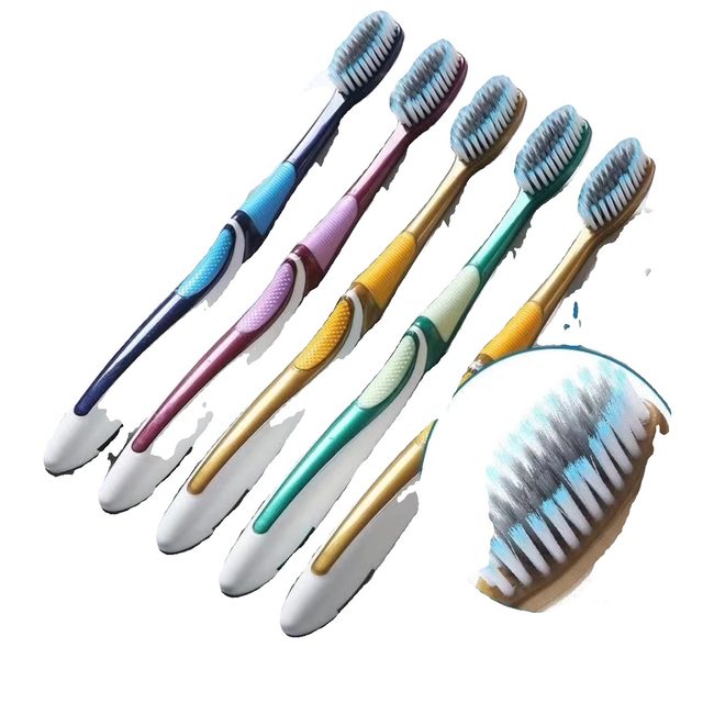 9.9 yuan 12 high-end adult travel fine soft bristle toothbrushes high ...