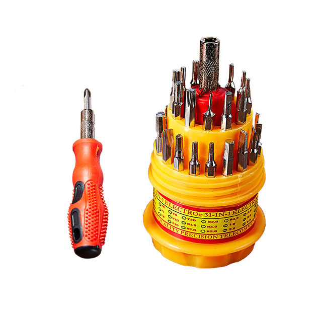 Multi-head screwdriver set screwdriver tower type 30-in-1 set small ...