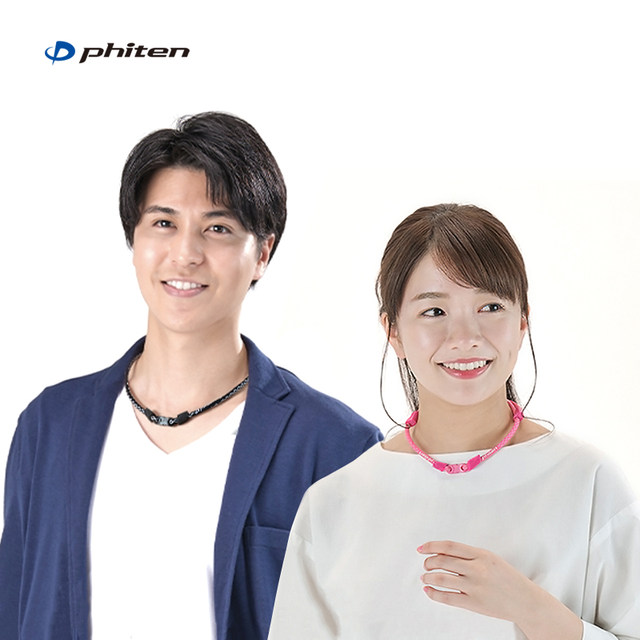 Phiten/Phiten official flagship store adjustable necklace water-soluble titanium metal men's and ...