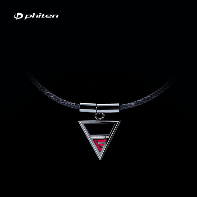 Phiten collection series METAX necklace mysterious triangle pendant neck collar unisex sports collar